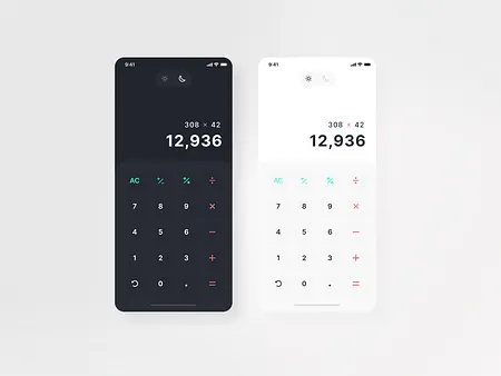 Calculator UI designs, themes, templates and downloadable graphic ...