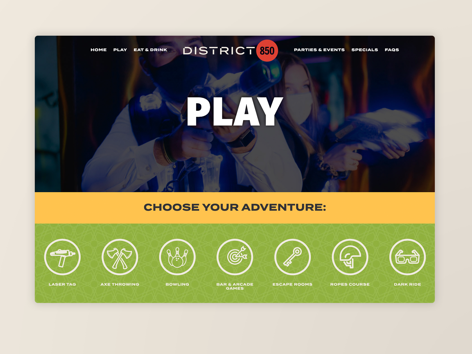 District 850 Submenu by Whitney McTiernan on Dribbble