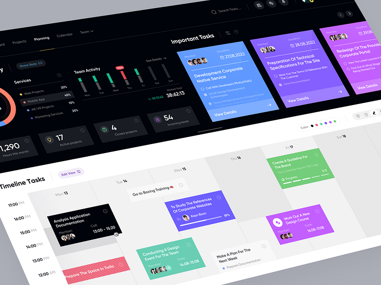 Task Manager by Offdesignarea on Dribbble