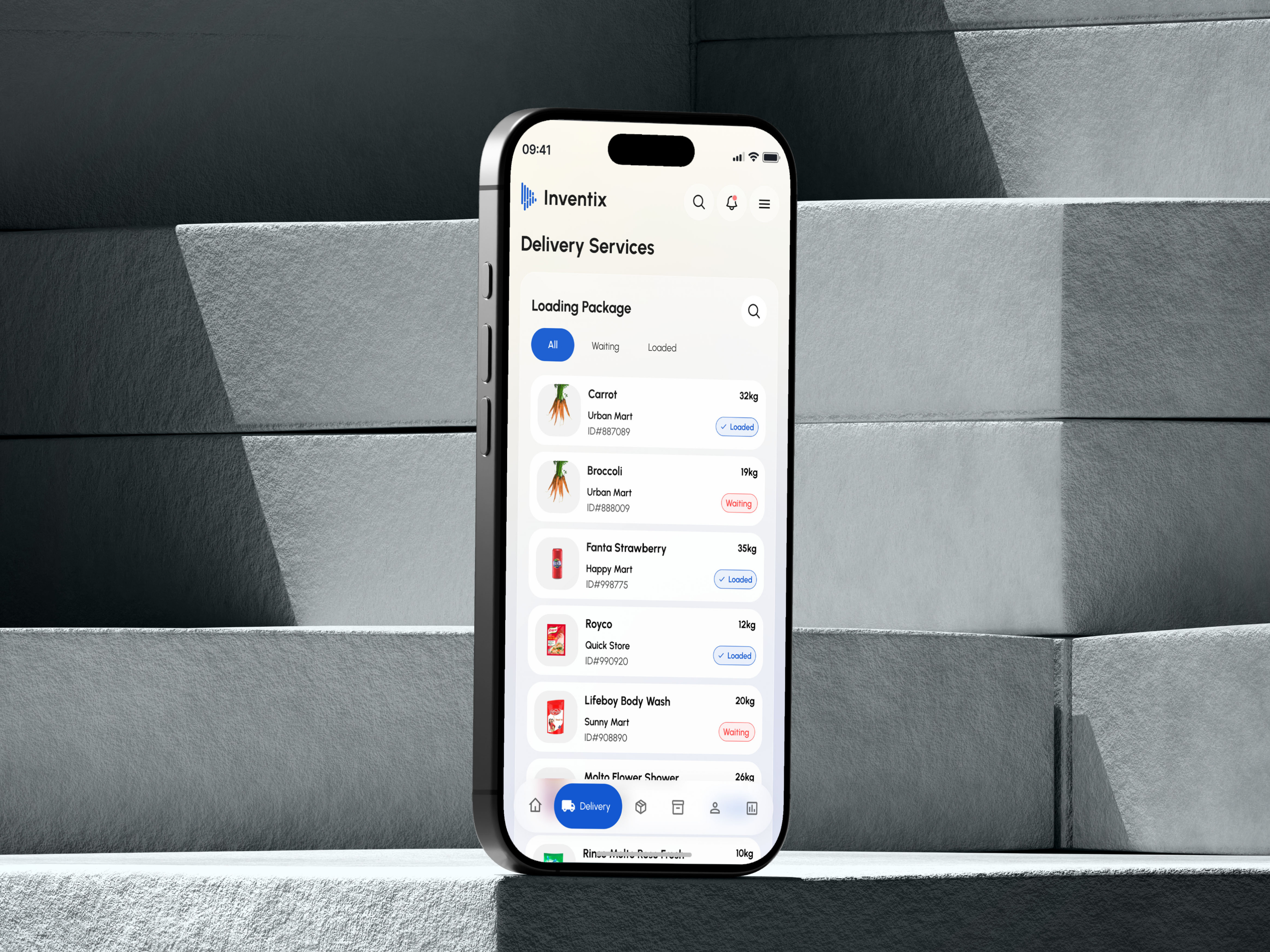 Inventix Mobile App - SaaS Warehouse-Delivery Services by Muhammad ...