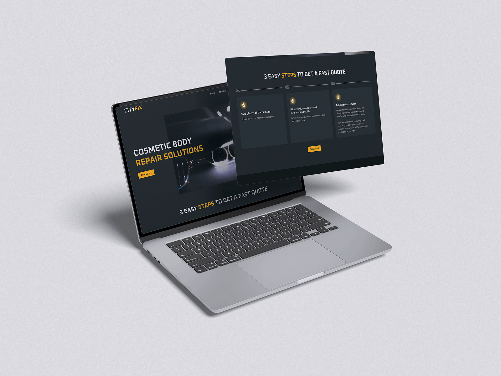 Car Repair Website Design by Dolphinweb on Dribbble