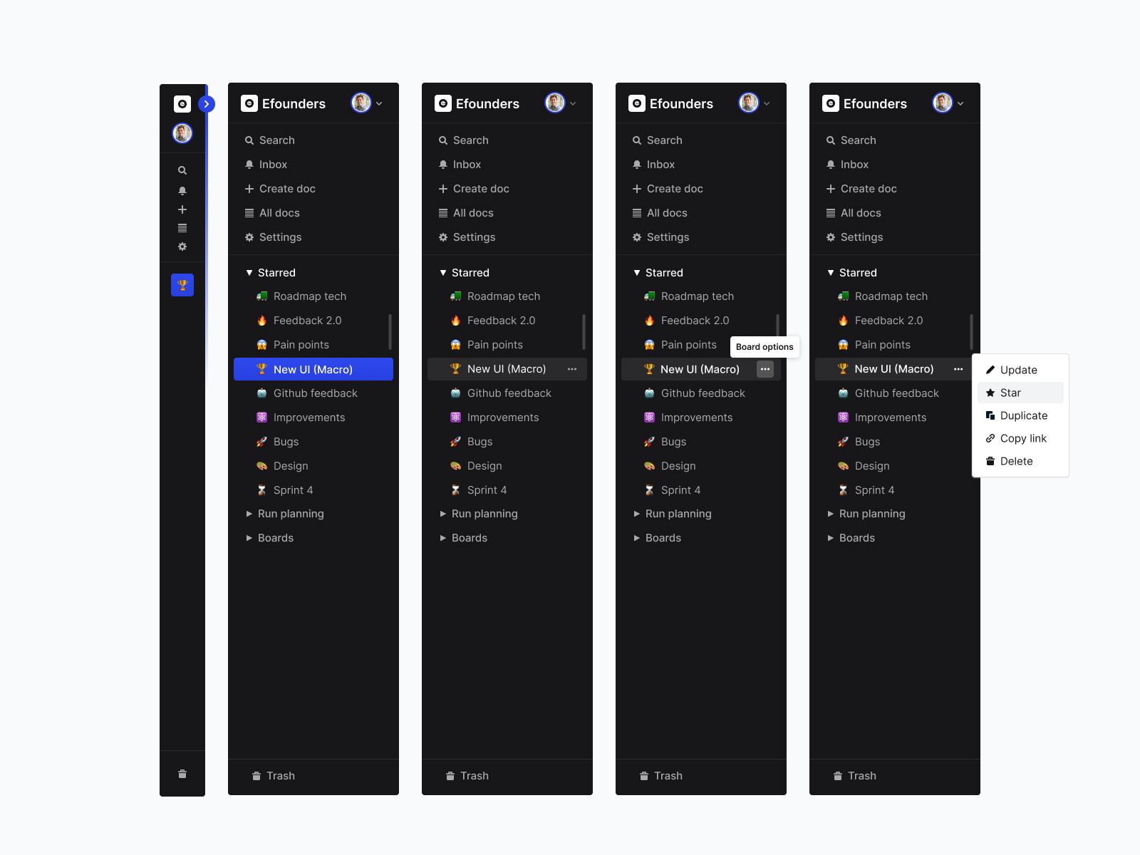 Sidebar Dashboard Menu by Jeremy Jones on Dribbble