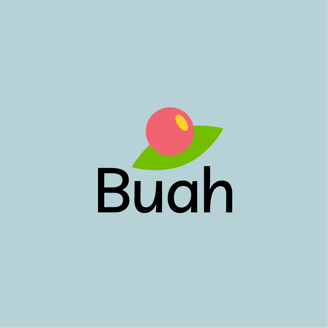 logo for buah by Kate Semina on Dribbble