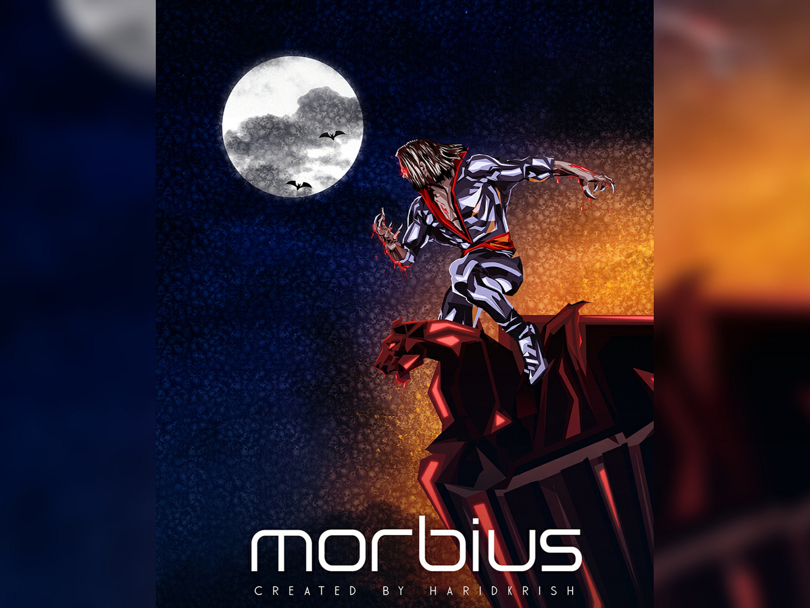 Morbius Illustration poster by Sathishkumar A on Dribbble