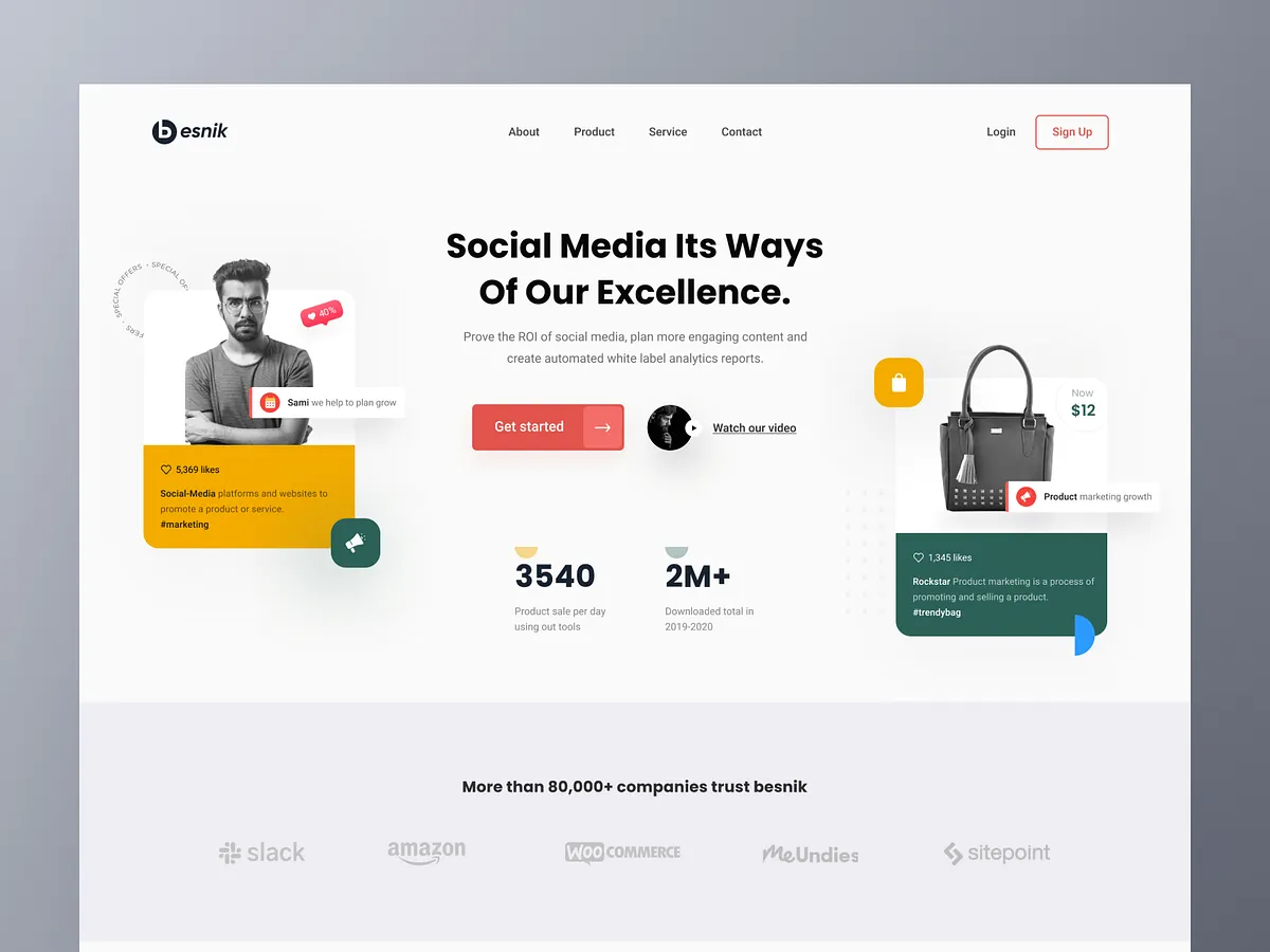 Social Media Website designs, themes, templates and downloadable ...