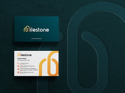 Business Card Design for Milestone by Temis on Dribbble