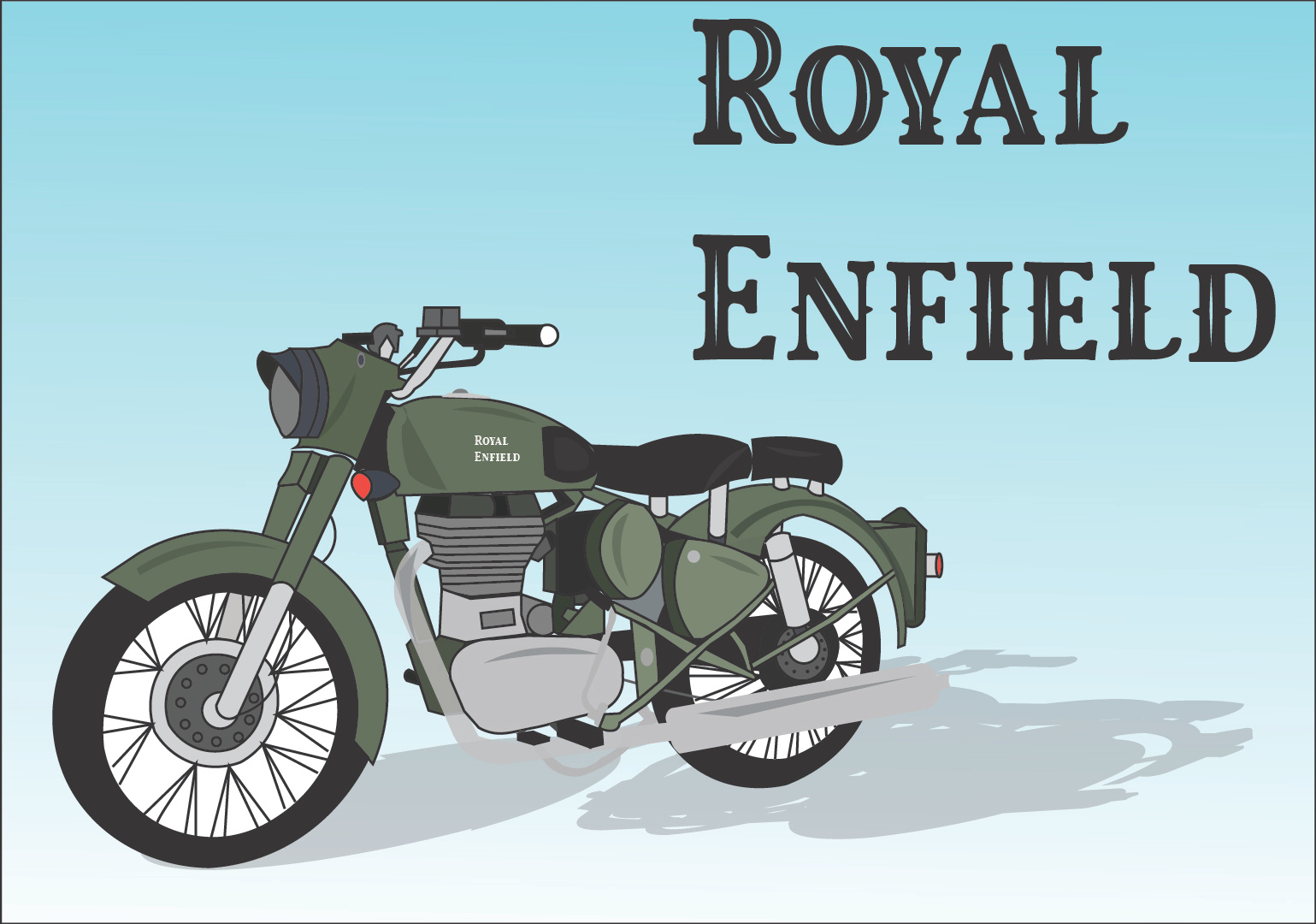Royal Enfield Illustration by lakshadhipa saravanan on Dribbble