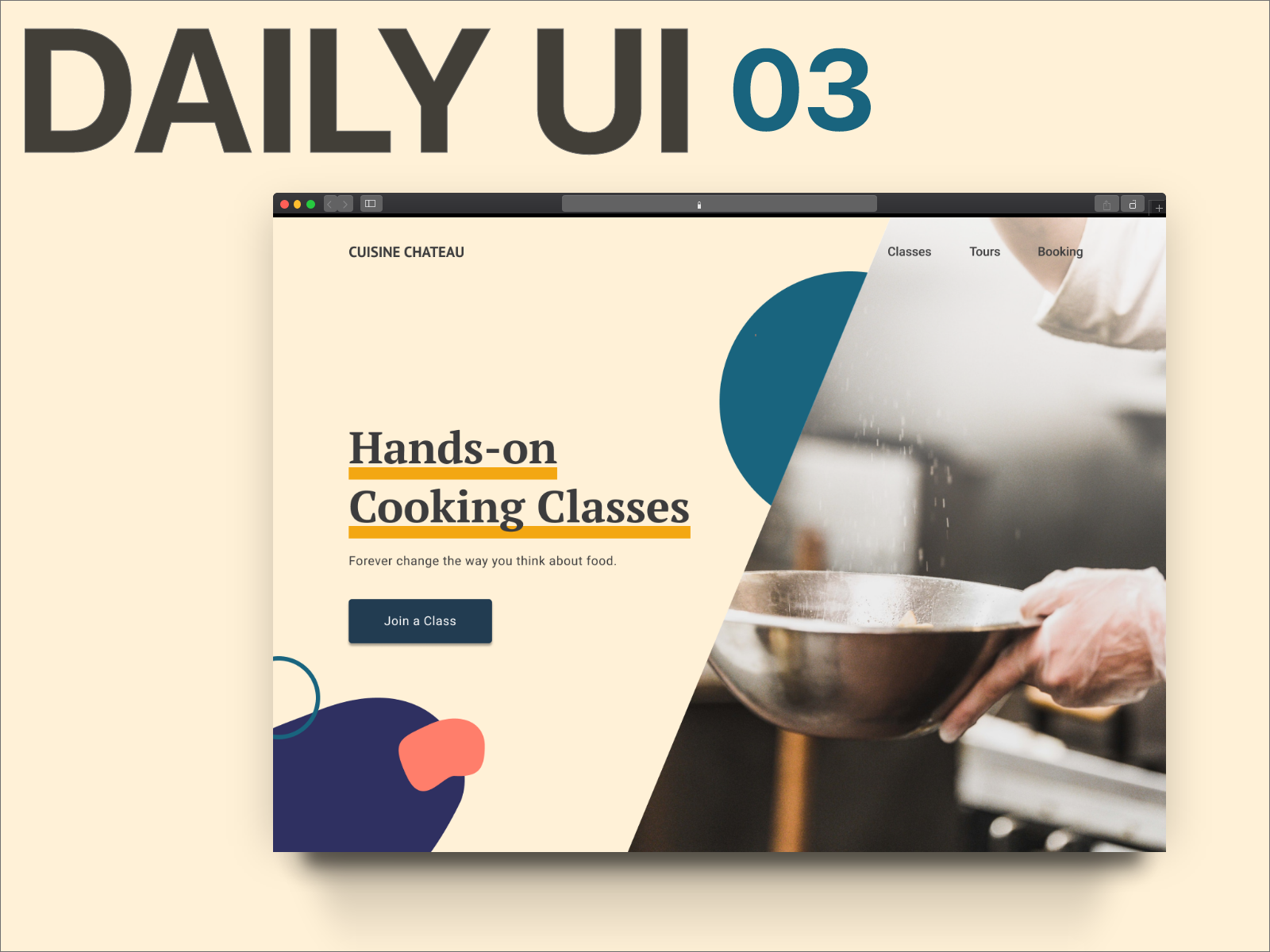Daily UI #3: Landing Page by Patricia Borlongan on Dribbble