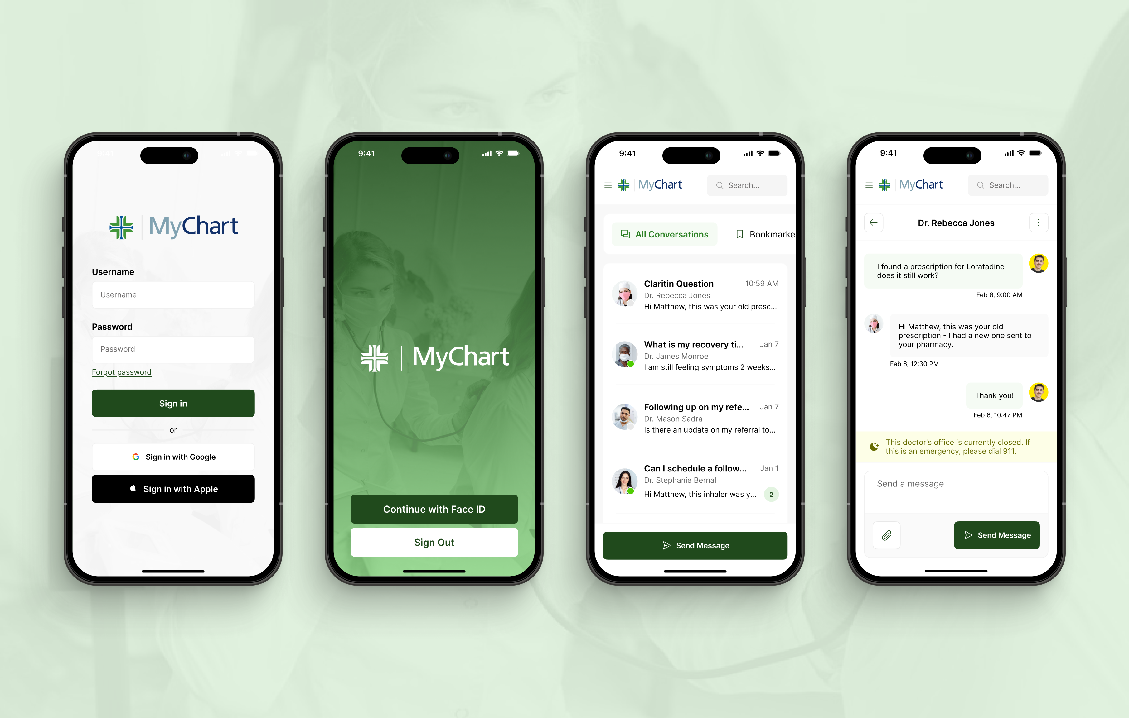 MyChart Mobile Message Center Concept by Matthew Bibicoff for Heyo on ...