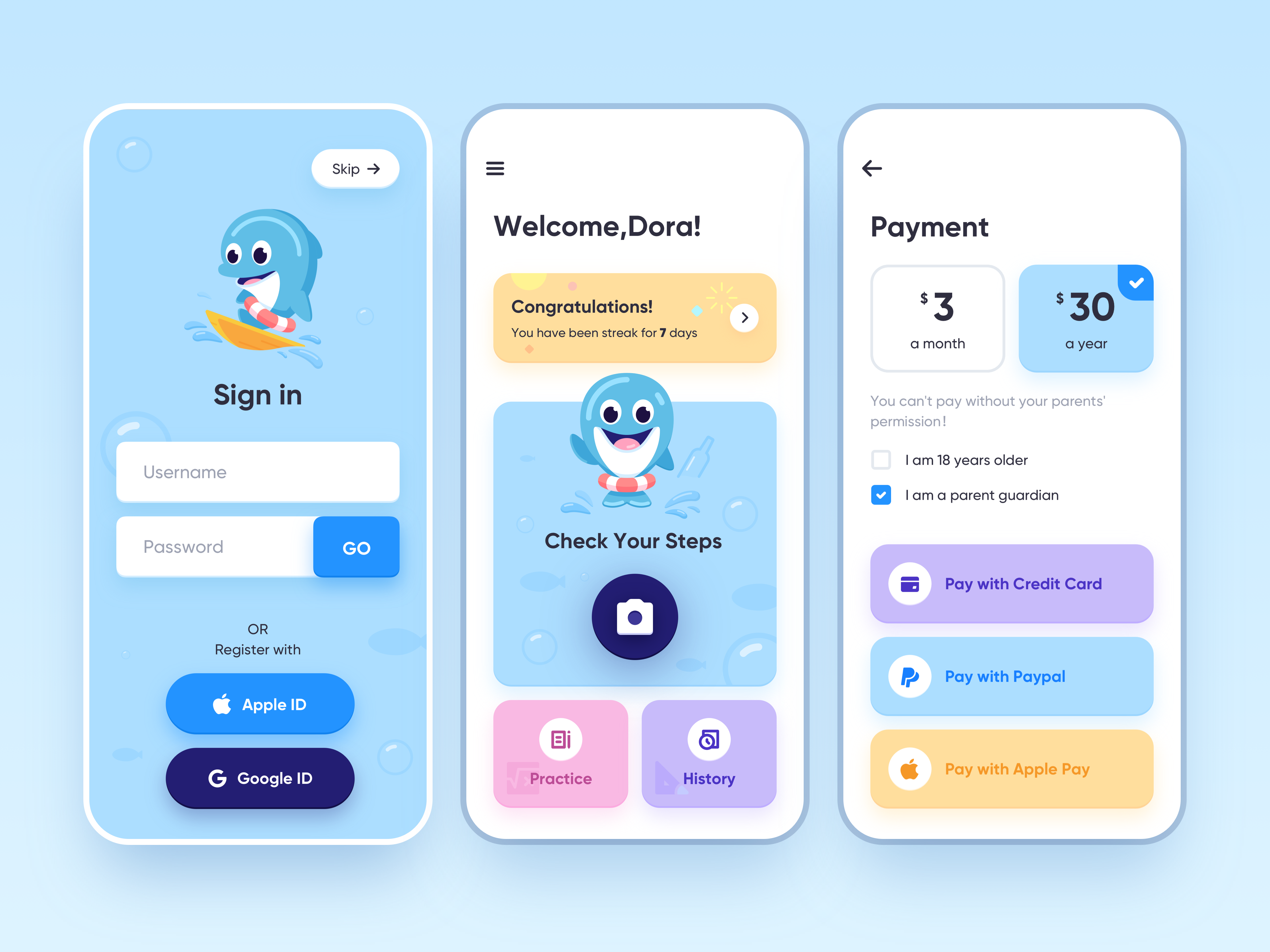 CheckMath App by Tenney Tang on Dribbble
