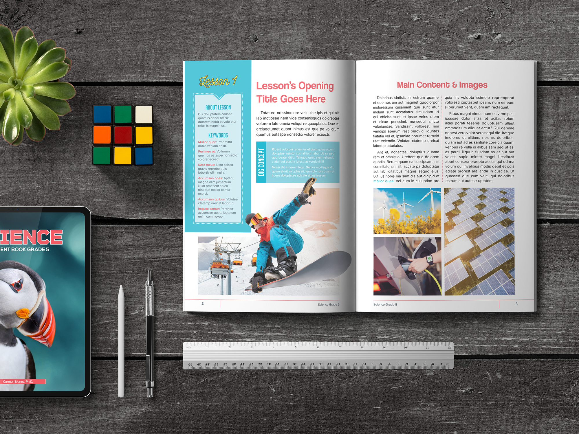 Science Textbook Template 4.0 by Fis Ihsani on Dribbble