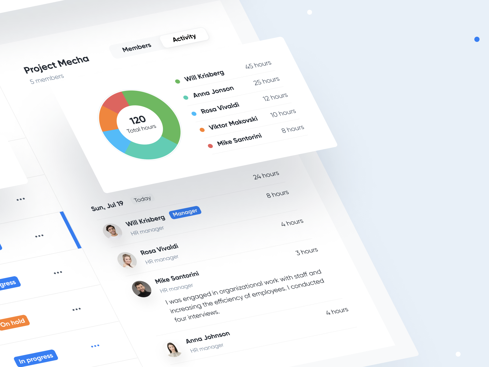 Projects Tracking Dashboard by Roman Surikov for Ronas IT | UI/UX Team ...