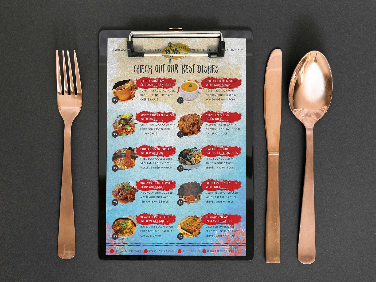 Rustic Bar Menu Design Template by Nishu Kumari on Dribbble