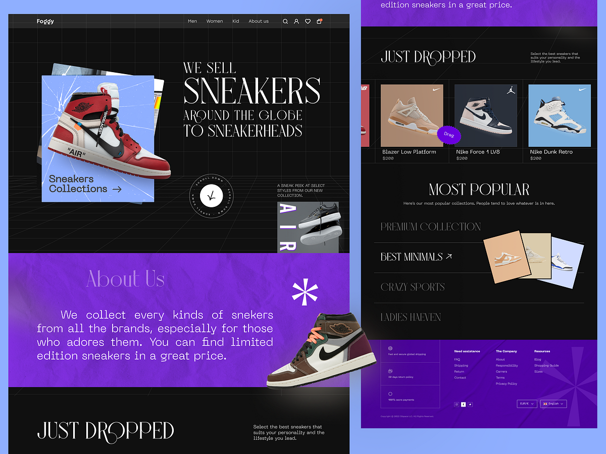 Browse thousands of Sneakers images for design inspiration | Dribbble