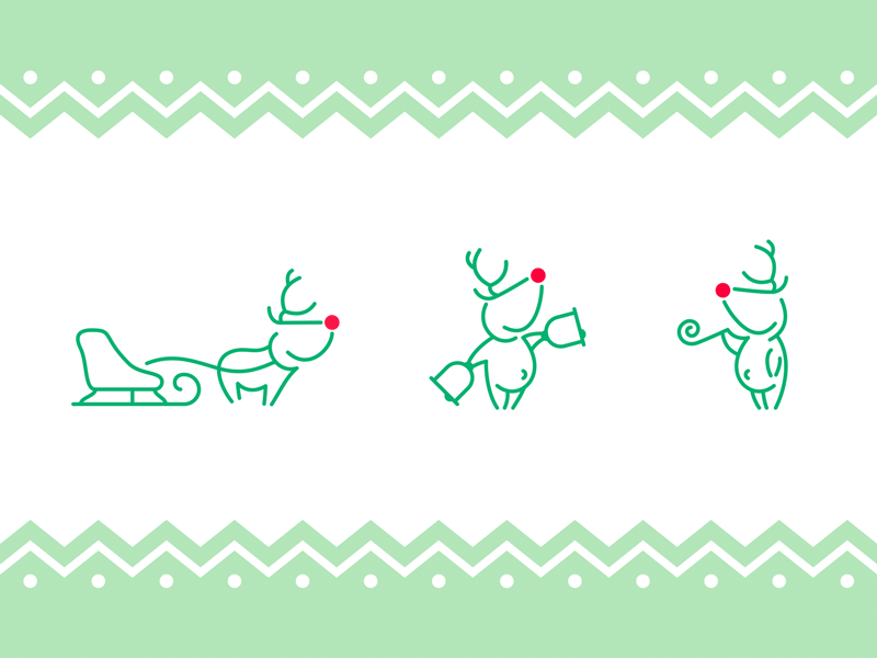 iconAnimation - Xmas Reindog by Yup Nguyen for Creatvie on Dribbble