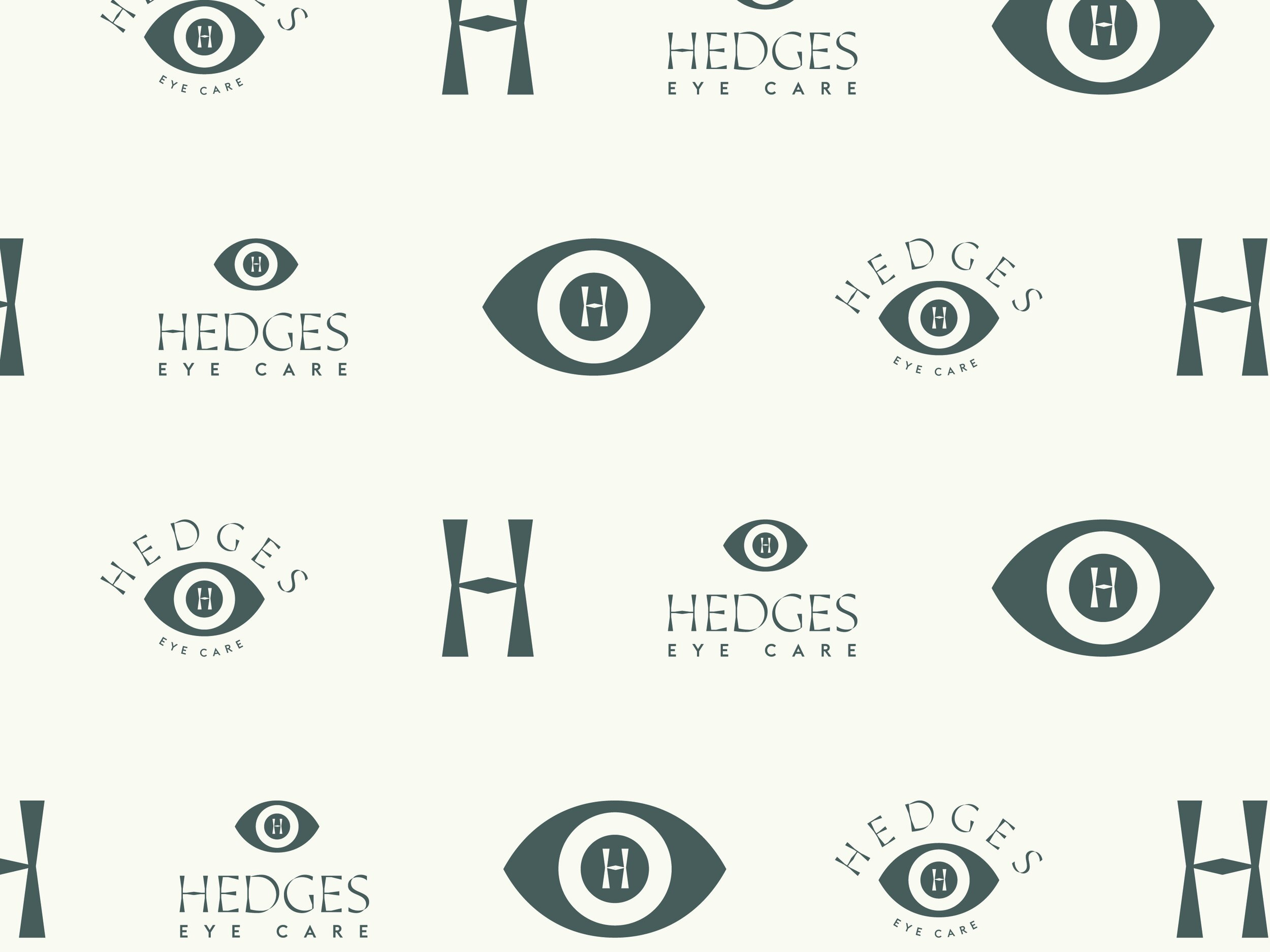 Hedges Eye Care Brand Identity Design and Paper Suite Design by Lauren ...