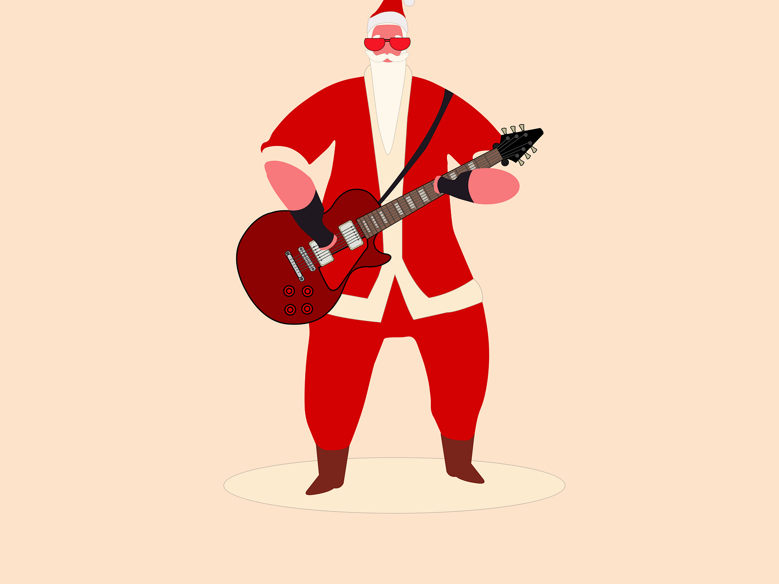 Santa Vibing by Tate Lauinger on Dribbble