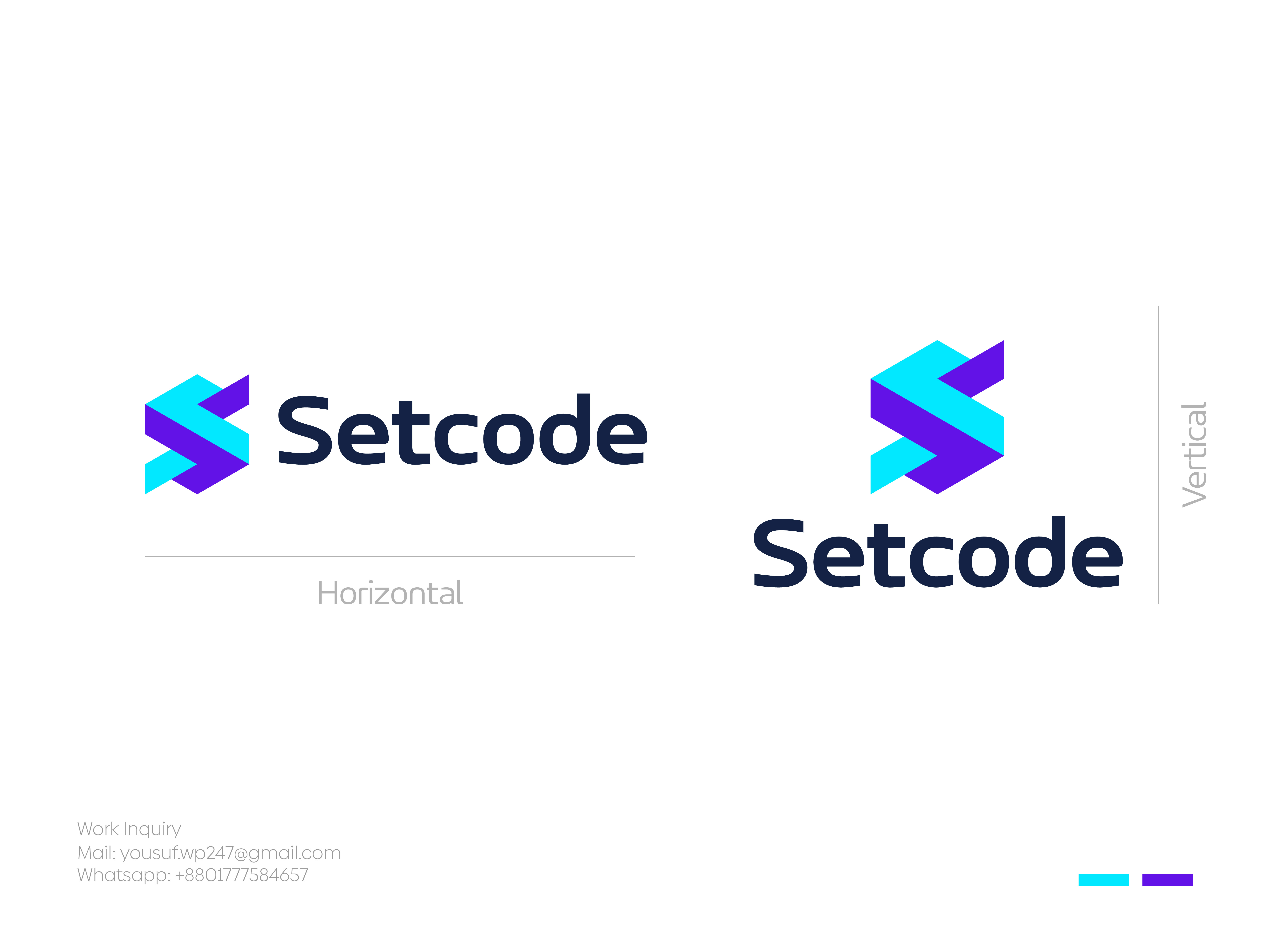 Setcode Logo Brand Guidelines by Sumon Yousuf on Dribbble