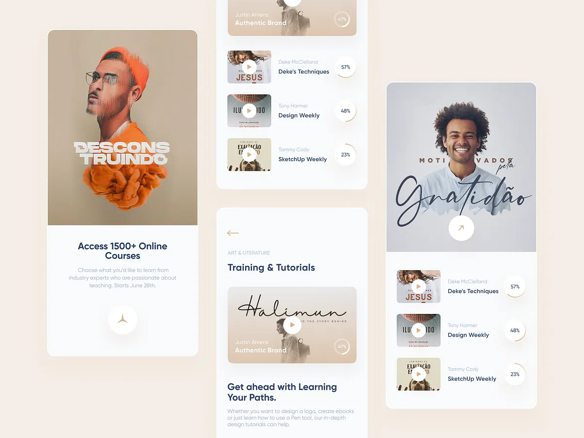 Browse thousands of Course UI images for design inspiration | Dribbble