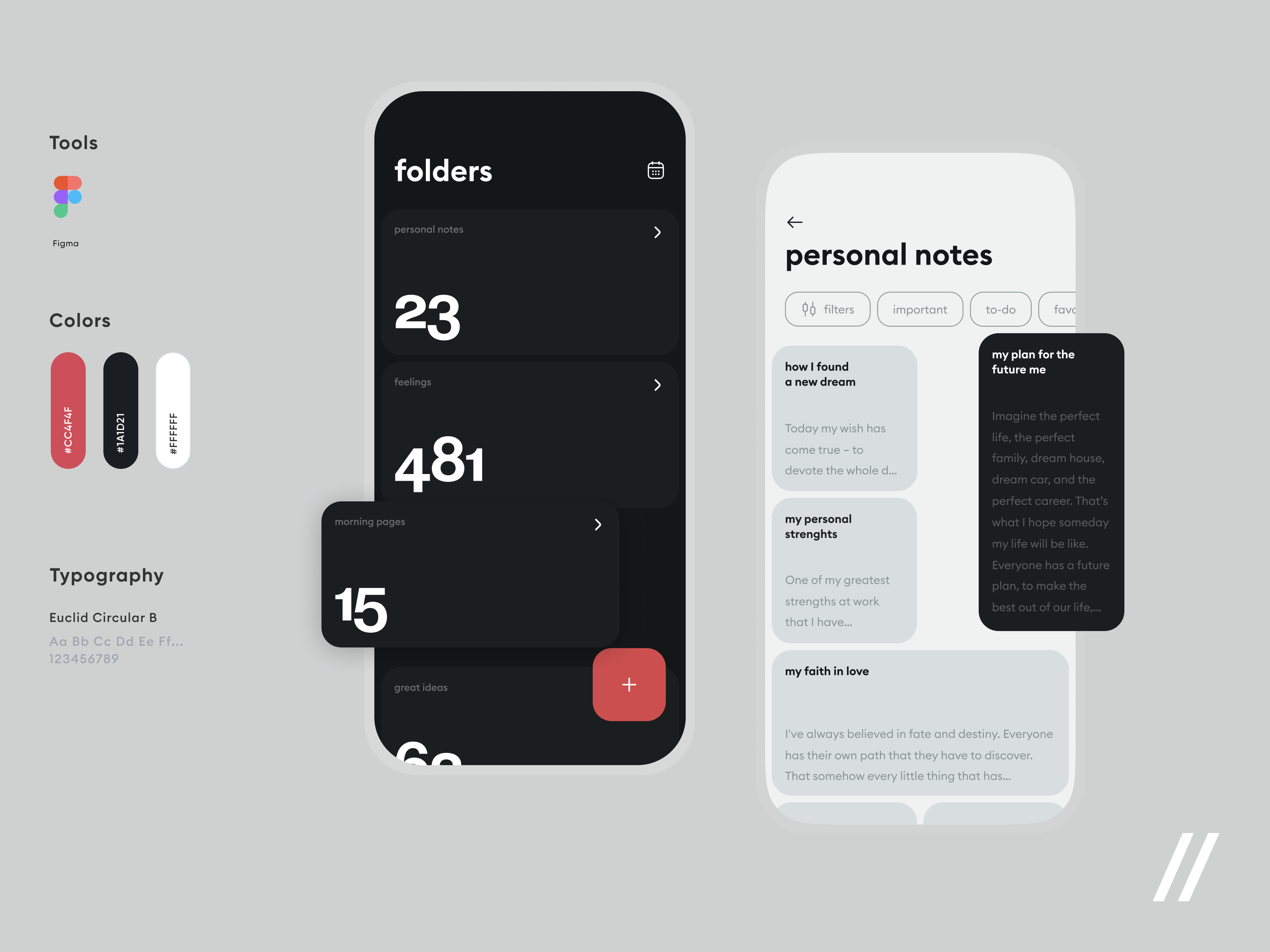 Daily Diary App by Daria Kravets for Purrweb UI/UX Agency on Dribbble
