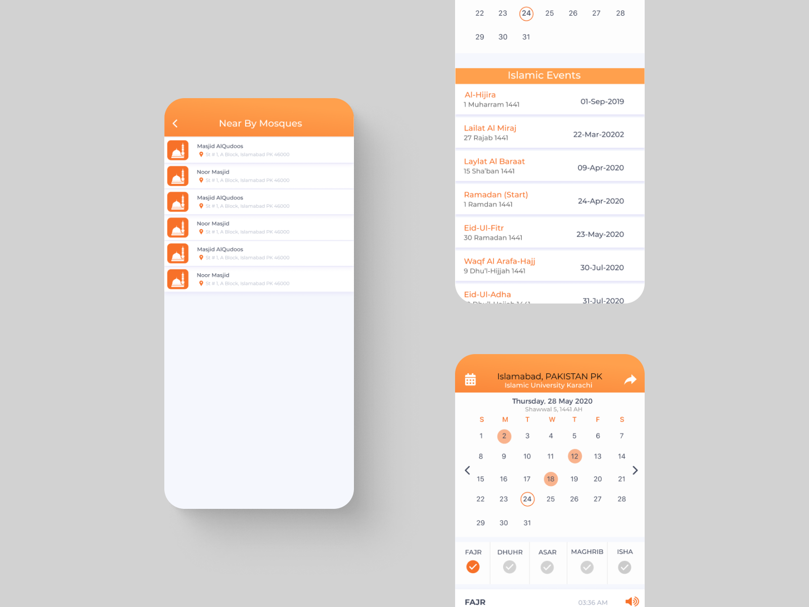 Muslim 360 by Ifrah Jamal on Dribbble