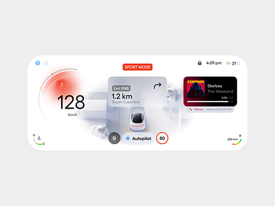 Car Dashboard Interaction Design by Mohammadreza Alidoost for Piqo ...