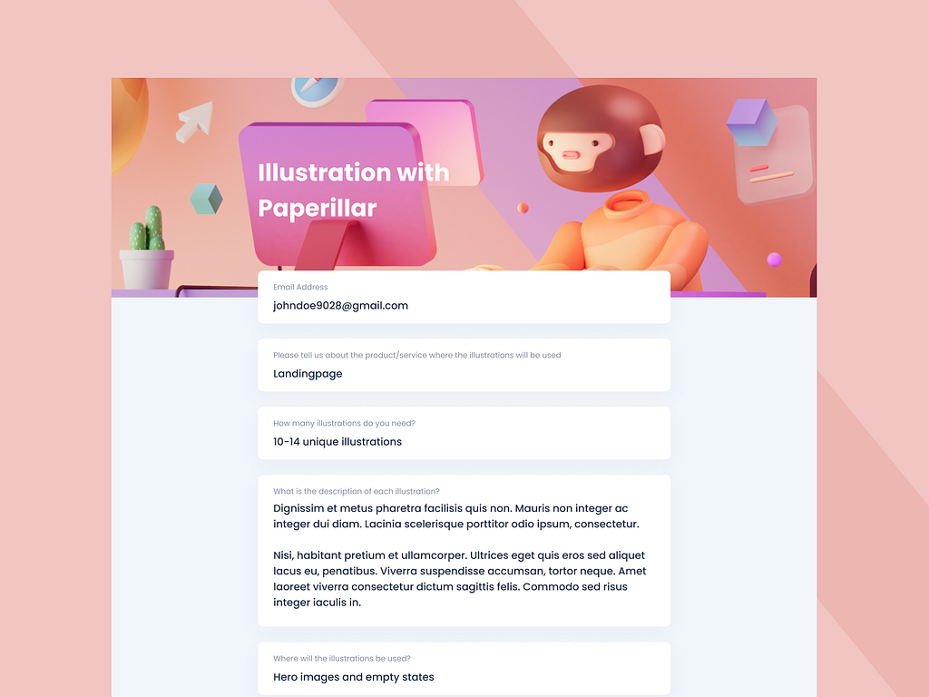 Internal Form Redesign by Ghani Pradita for Paperpillar on Dribbble