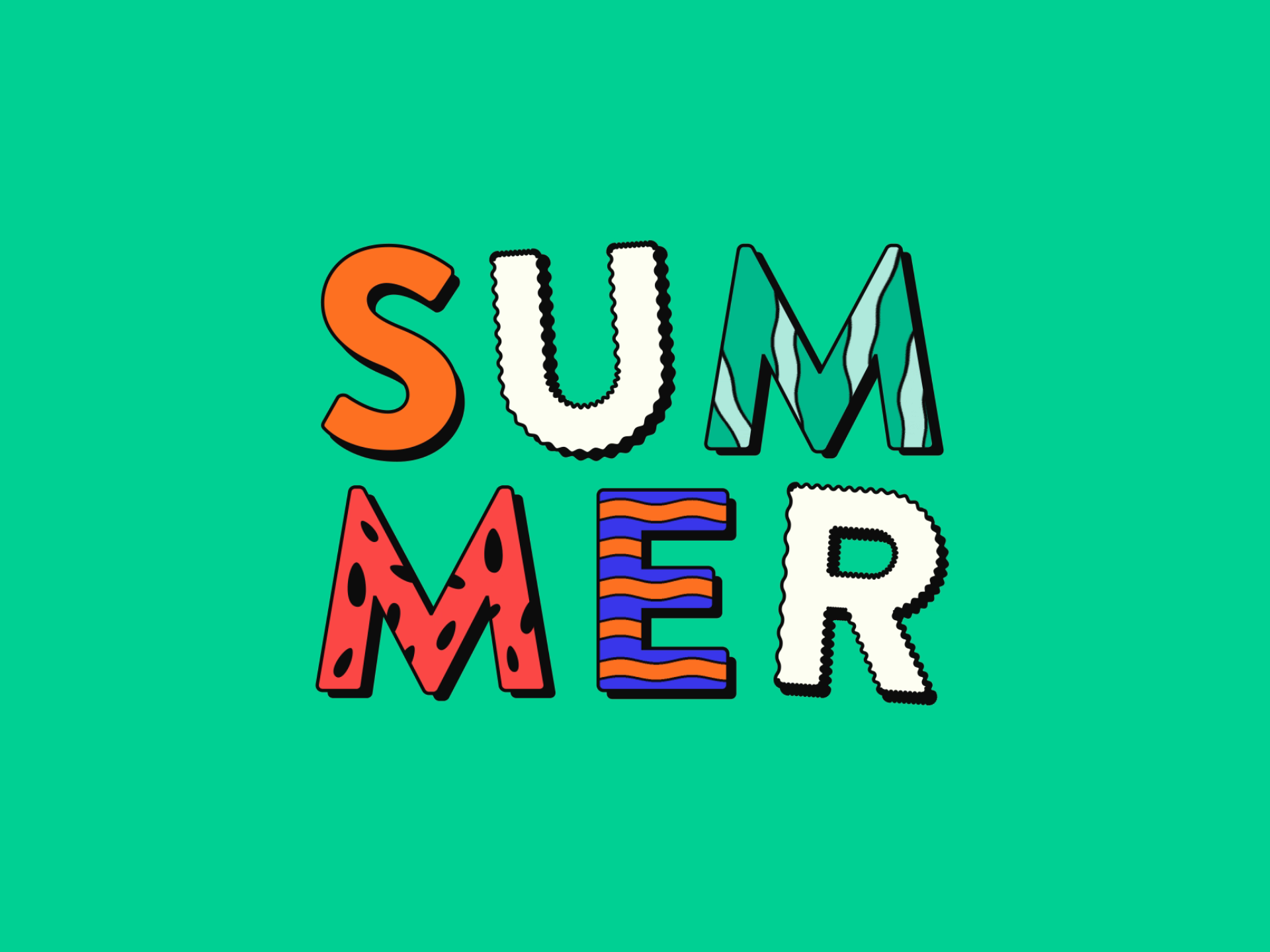 SUMMER 🌞 Animated GIF Set by Kathrin Schönborn on Dribbble