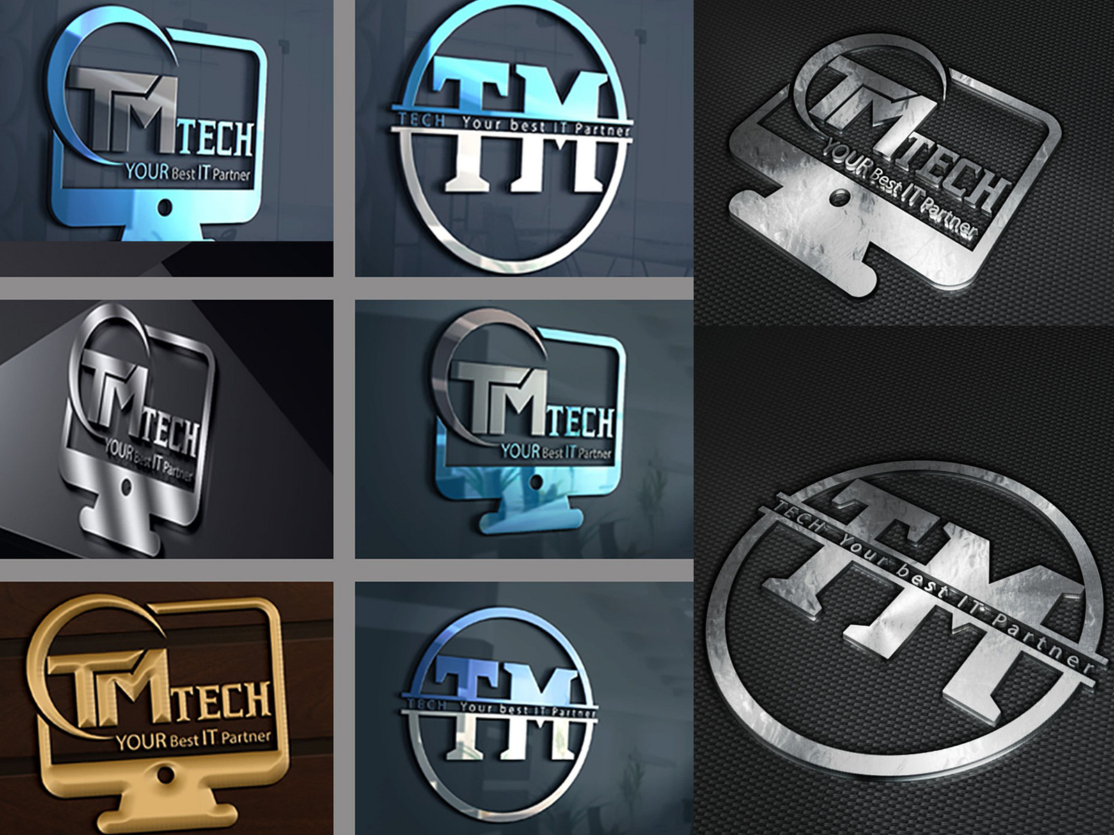 Professional script, text or typography logo design by Mosharof on Dribbble