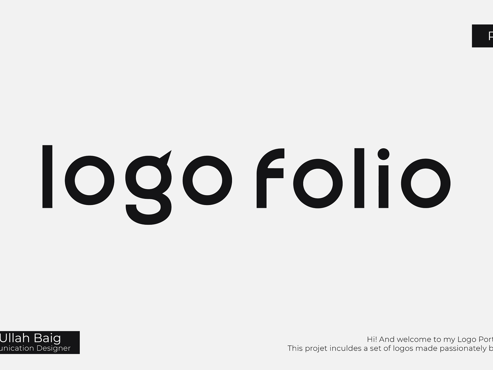 Logo Folio by SafiUllah baig on Dribbble