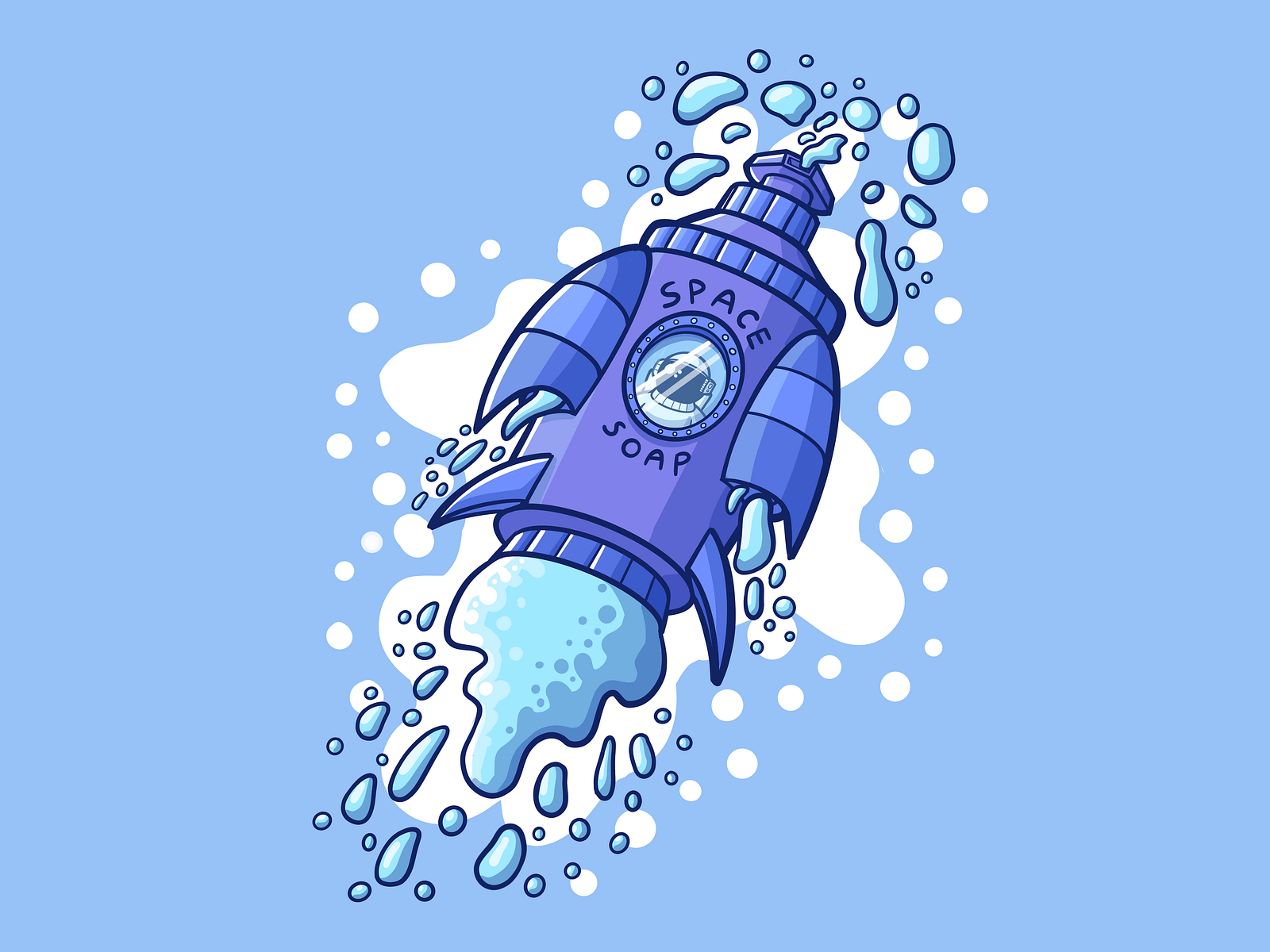 HAND SOAP ROCKET SHIP by MEANDI on Dribbble