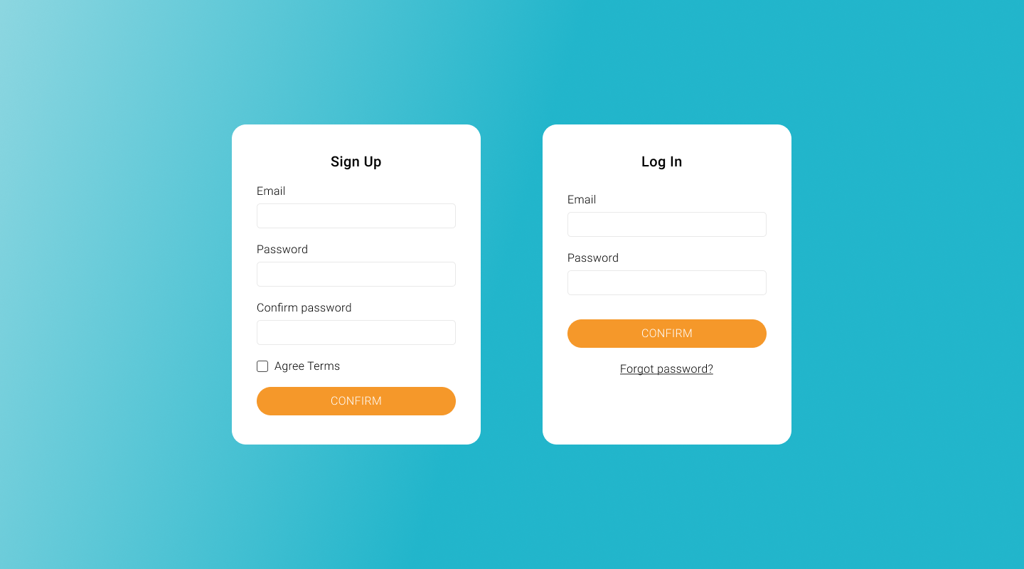 Sign in/Log in form by Polina on Dribbble