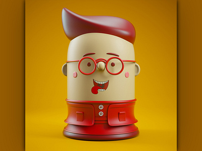 3d cartoon character illustration by smmoein on Dribbble