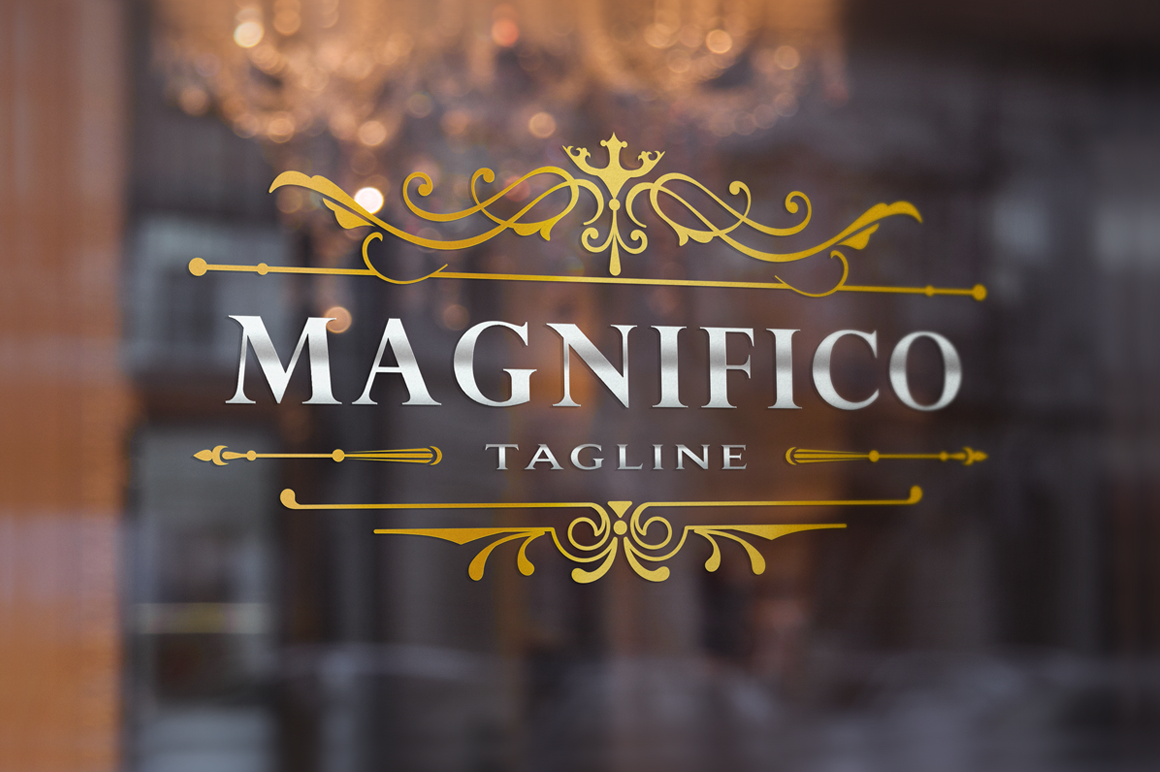 Magnifico - Luxury Vintage Logo by GraphicGourmet on Dribbble