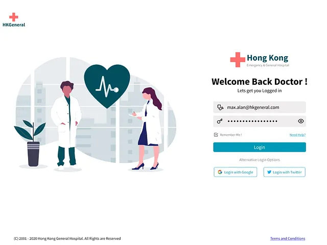 Browse thousands of Hospital Login images for design inspiration | Dribbble