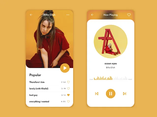 Spotify UI designs, themes, templates and downloadable graphic elements ...