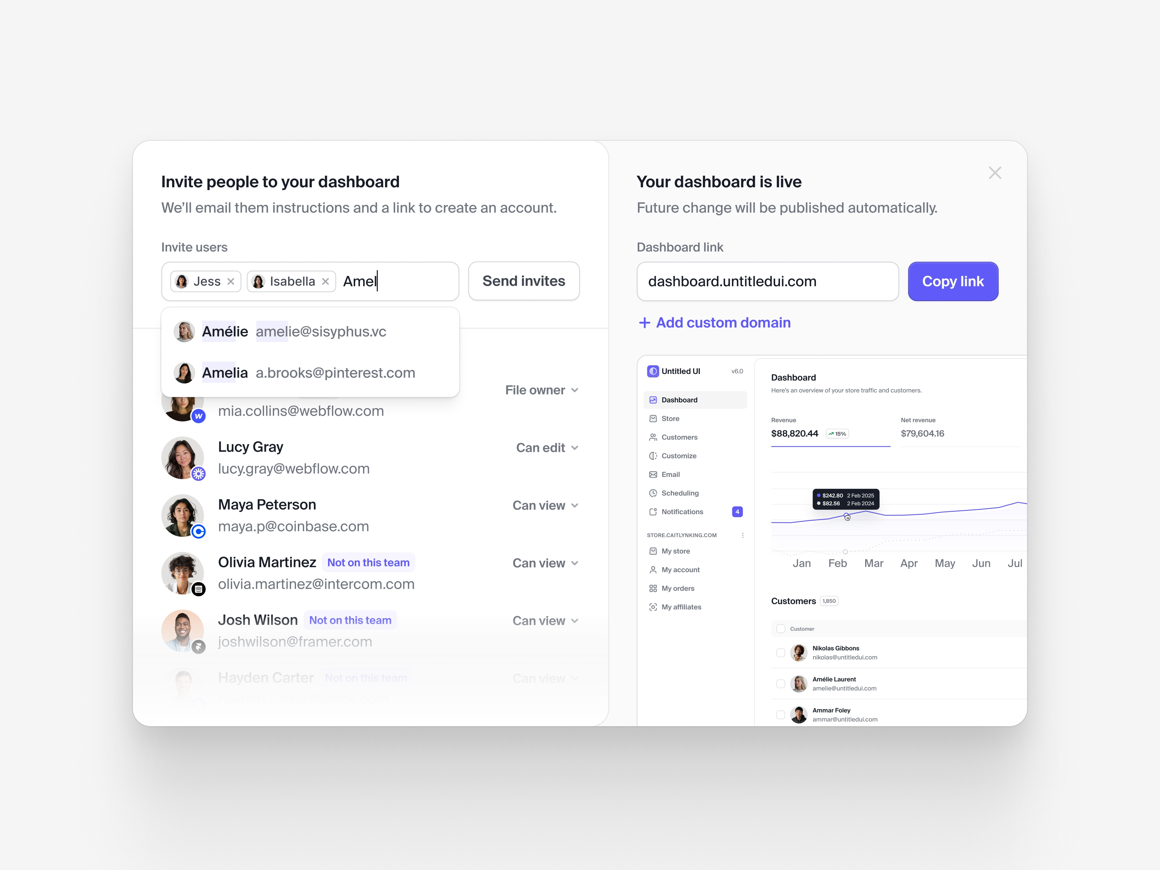 Invite modal — Untitled UI by Jordan Hughes® on Dribbble