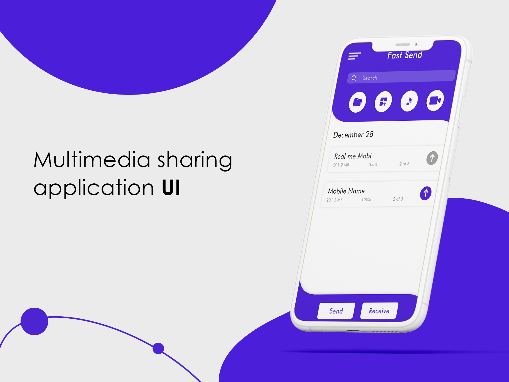 Sharing App ui design by Deeksha on Dribbble
