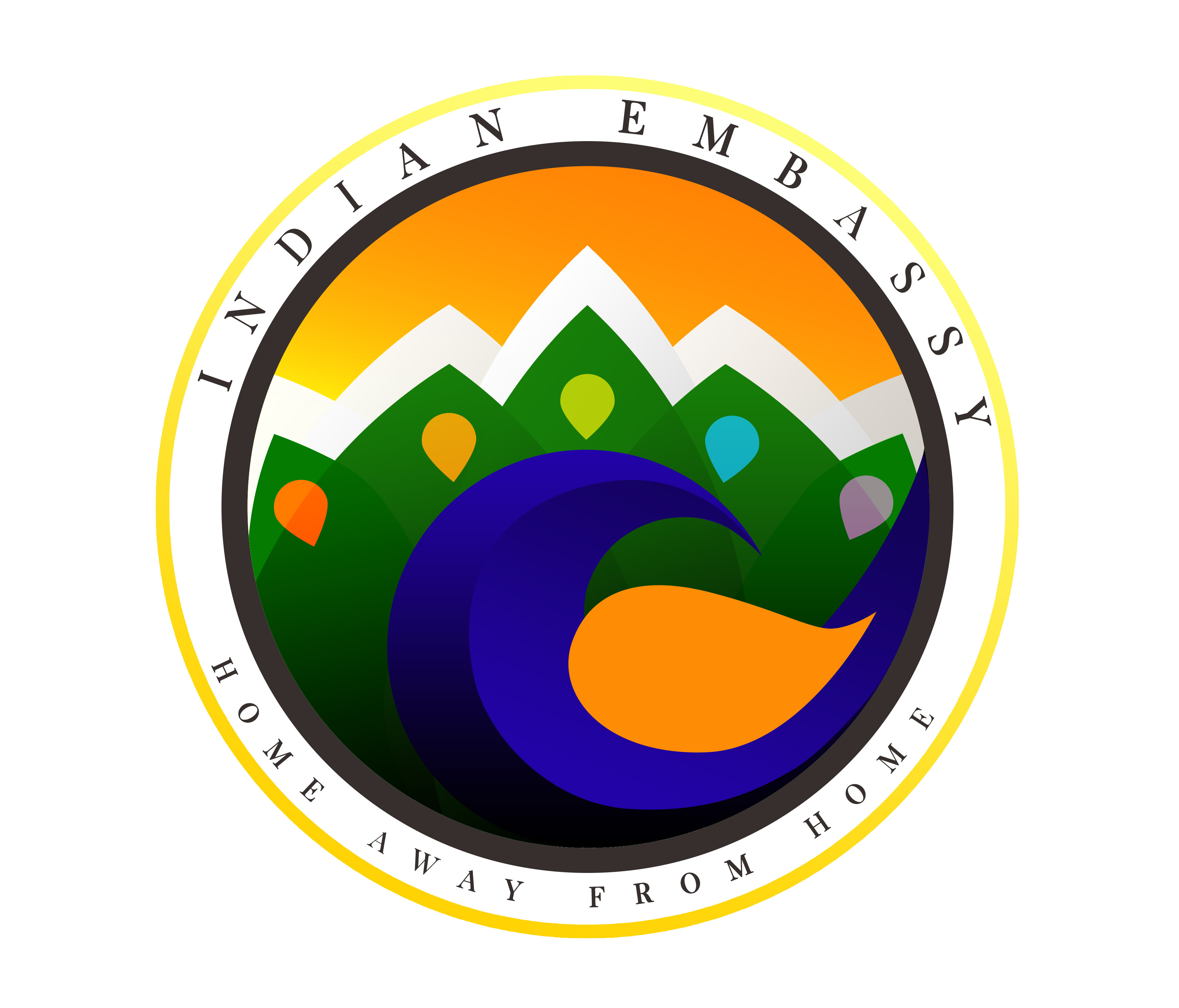 Indian Embassy Logo Afghanistan Announces Permanent Closure Of Its