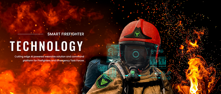 Smart firefighter hero image by Sebastian on Dribbble
