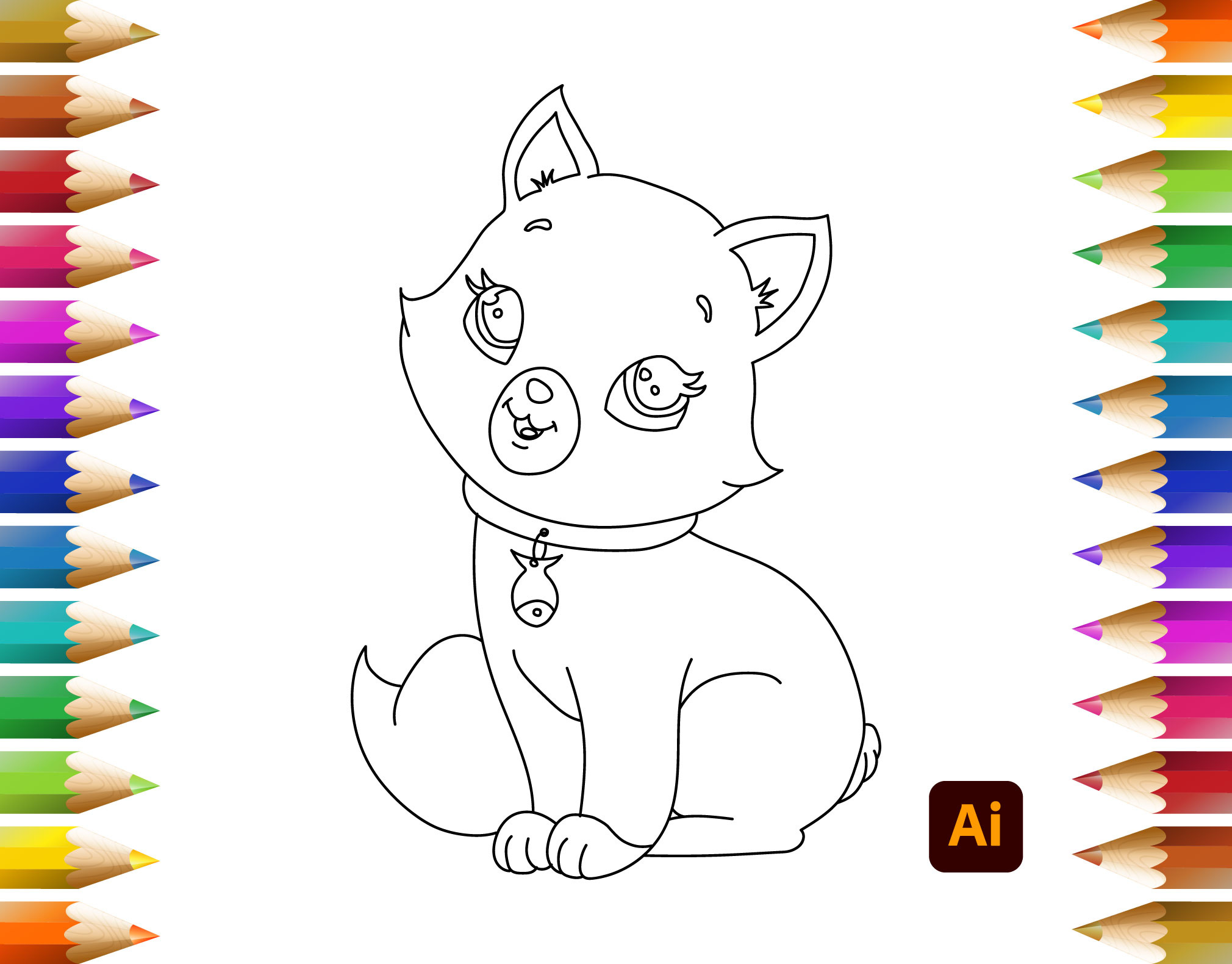 Cat line drawing. by Tharaka Liyanagunawardhane on Dribbble