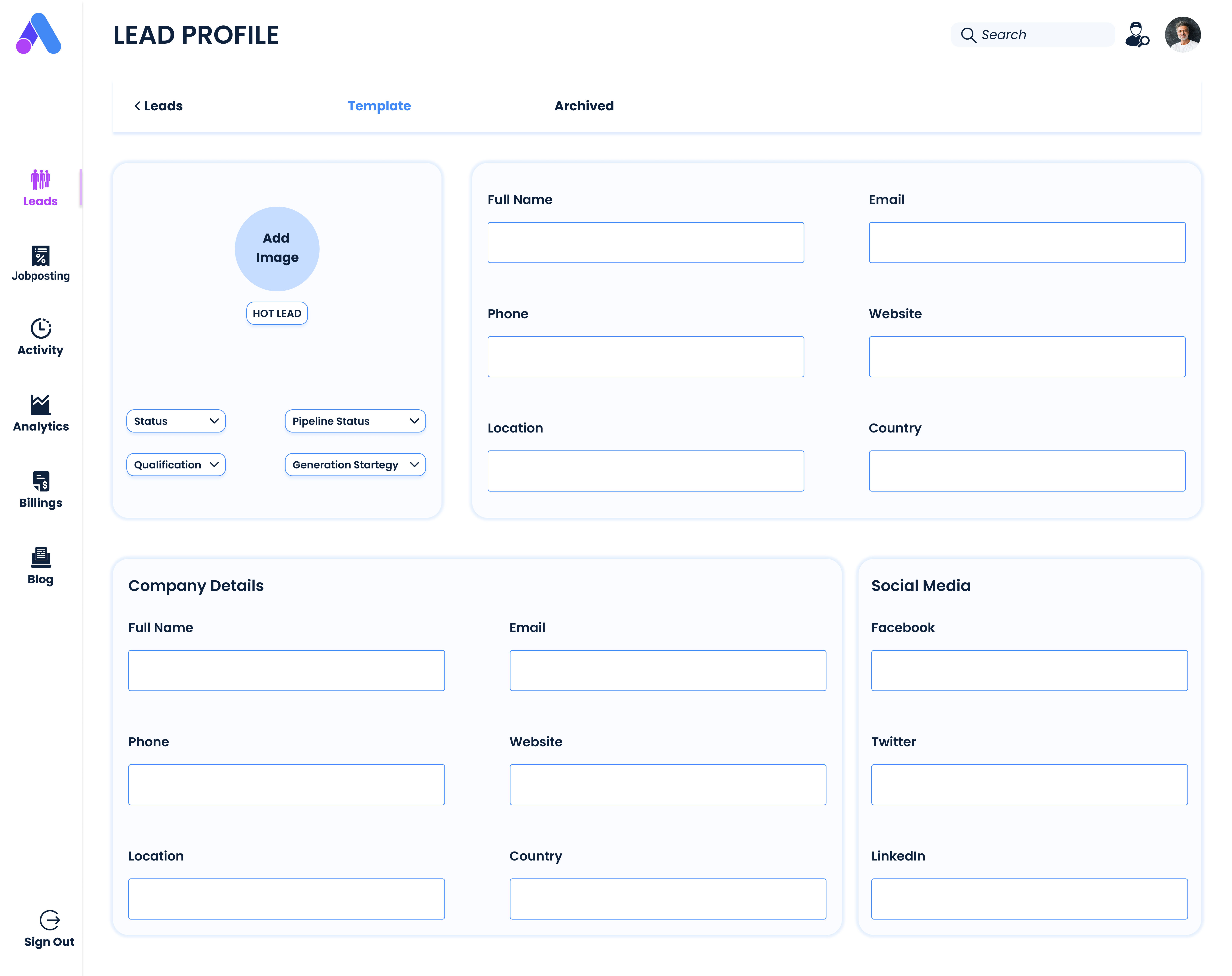 LEADS GENERATION by Anih's Canvas on Dribbble