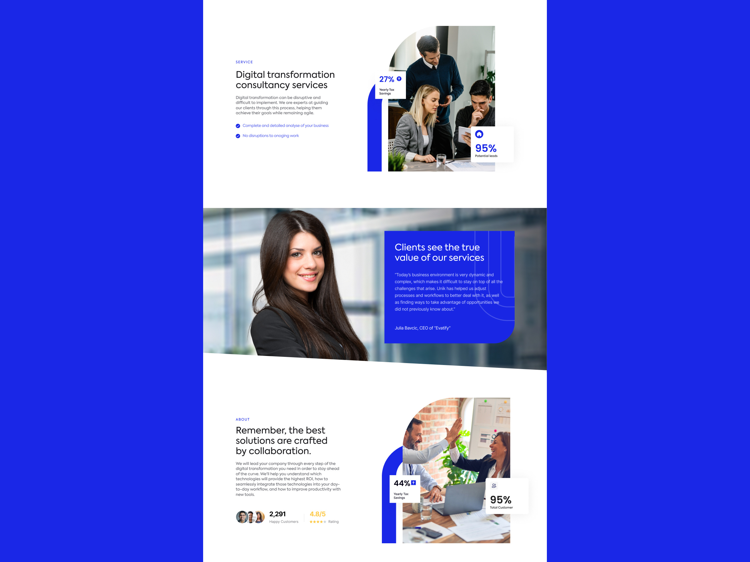 Unik - Website by Fabulo on Dribbble