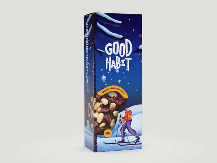 Package Design Illustrations for GoodHabit (Winter Edition) by ...
