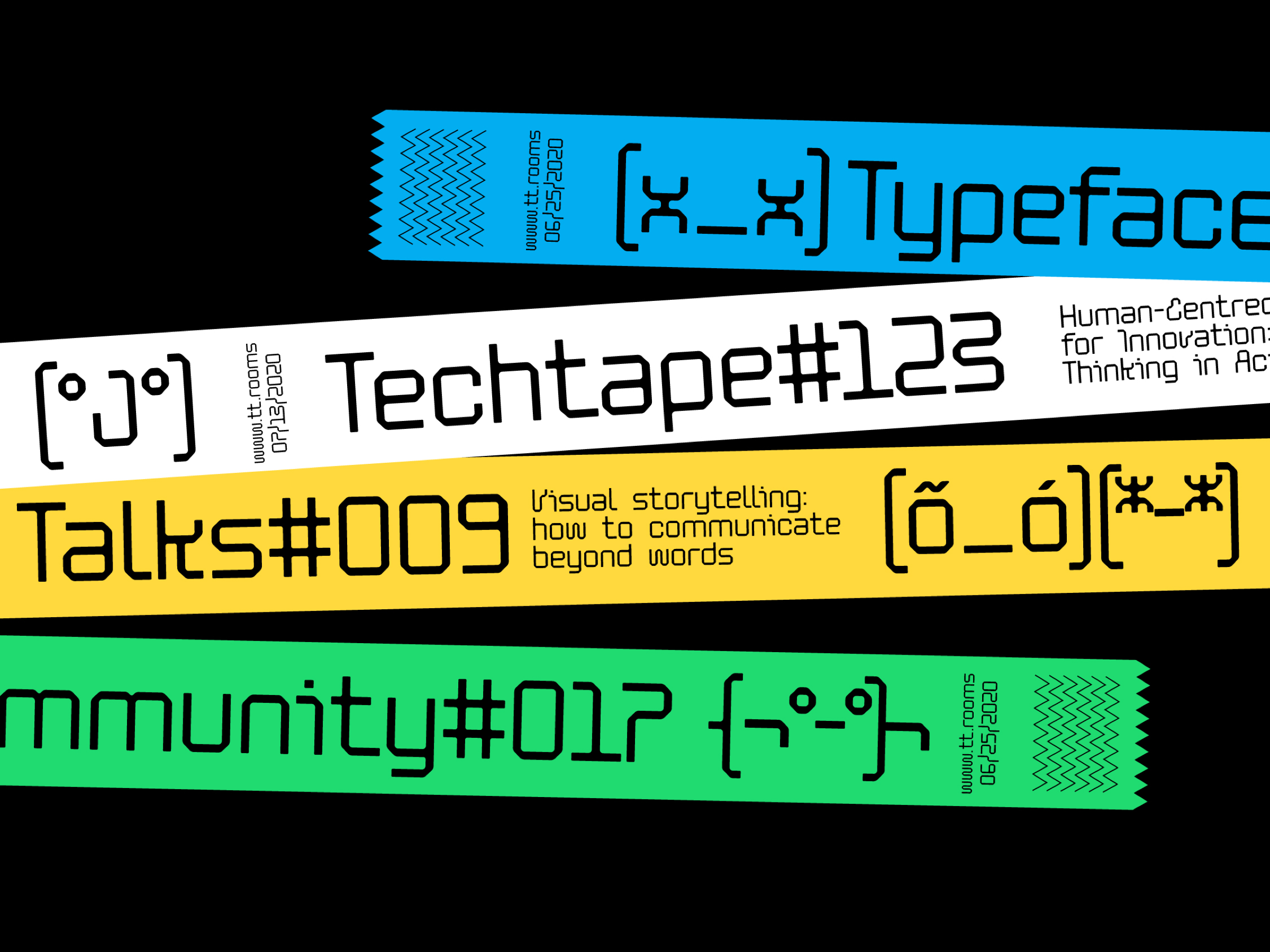 Techtape Font by Nastia Piven on Dribbble