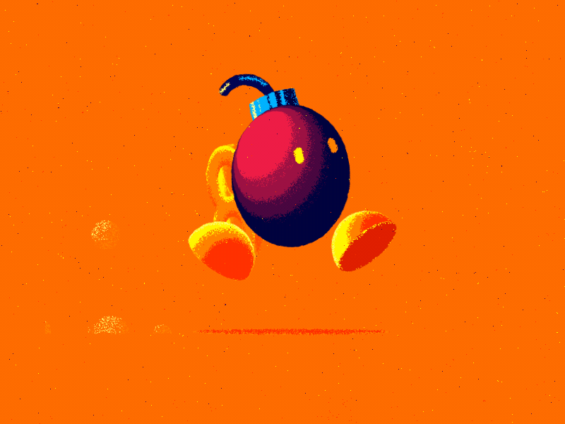 running bomb by Jayden Ce25 on Dribbble