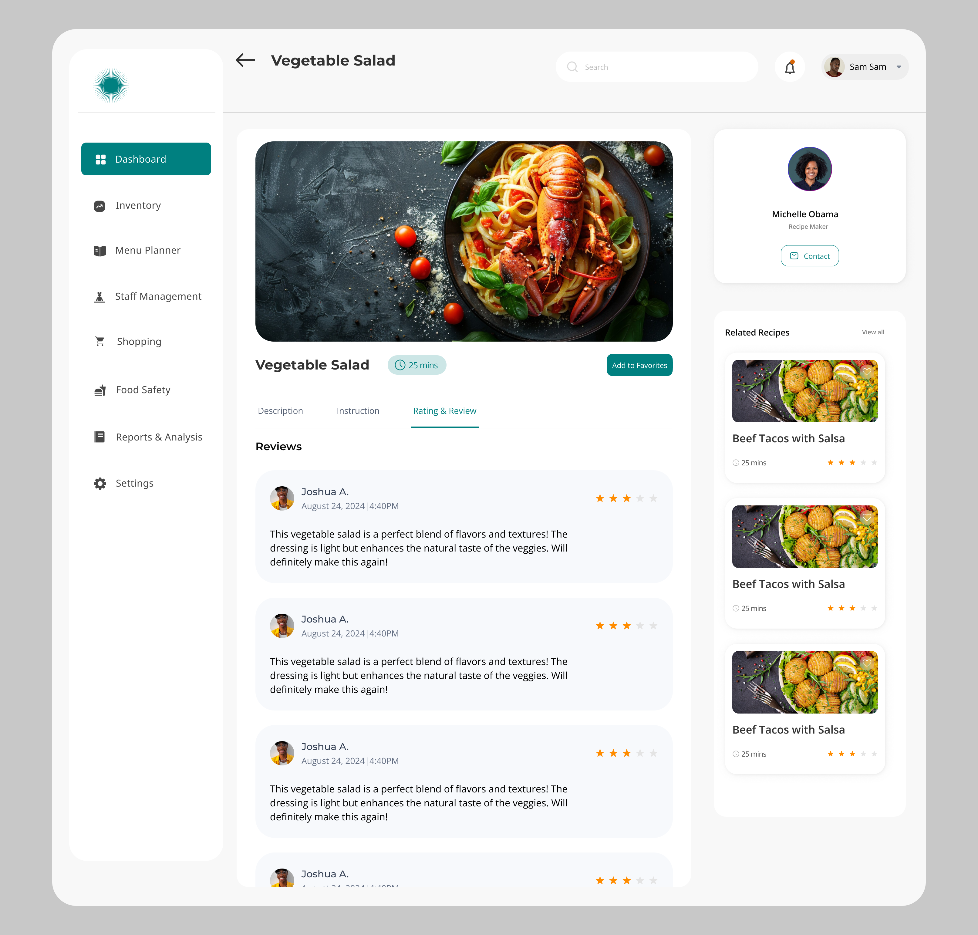 Kitchen Management System - Inventory Management by Sam Akinlolu on ...
