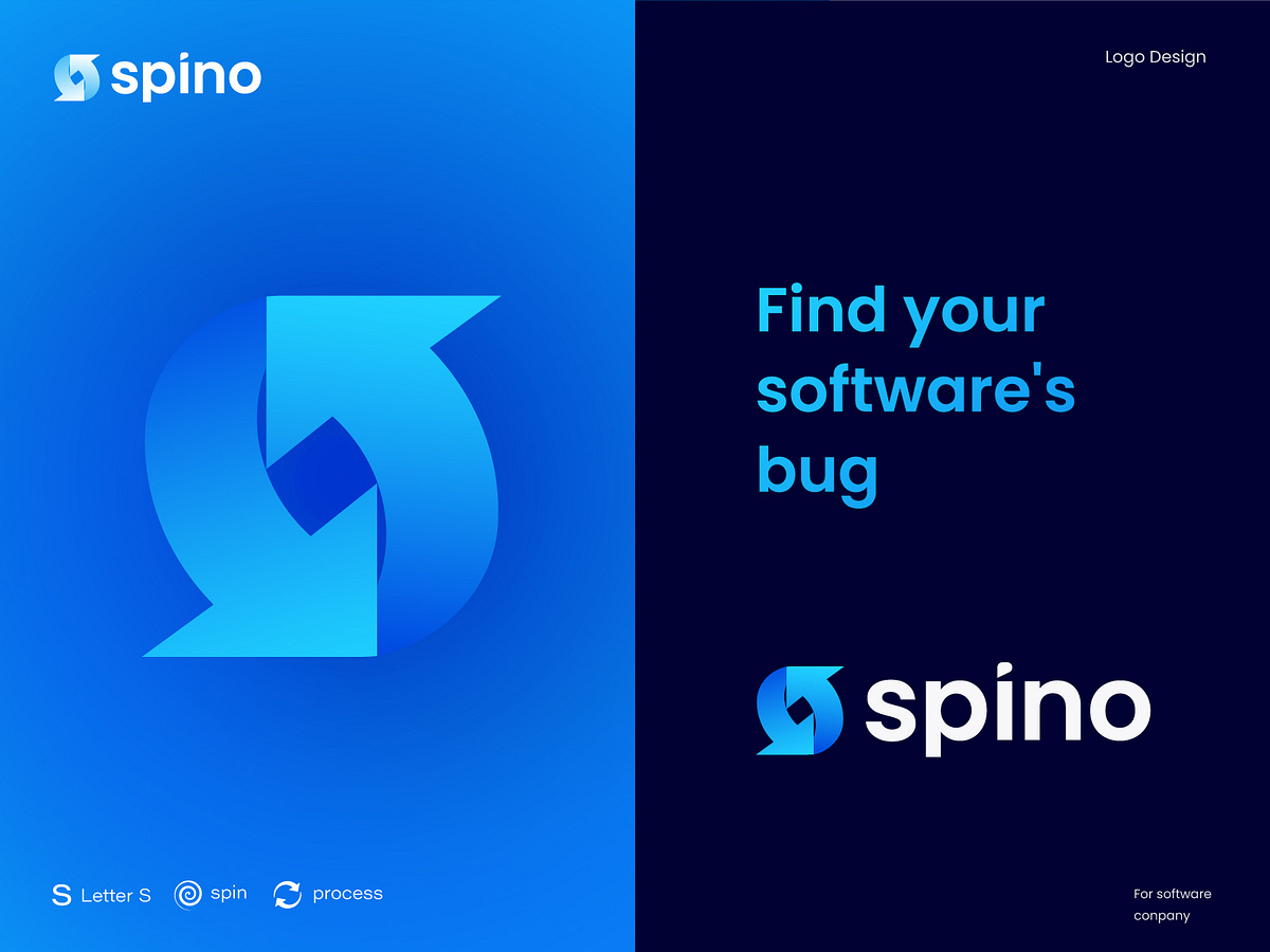 S Modern Logo Design For Software Company by Abu Talha on Dribbble