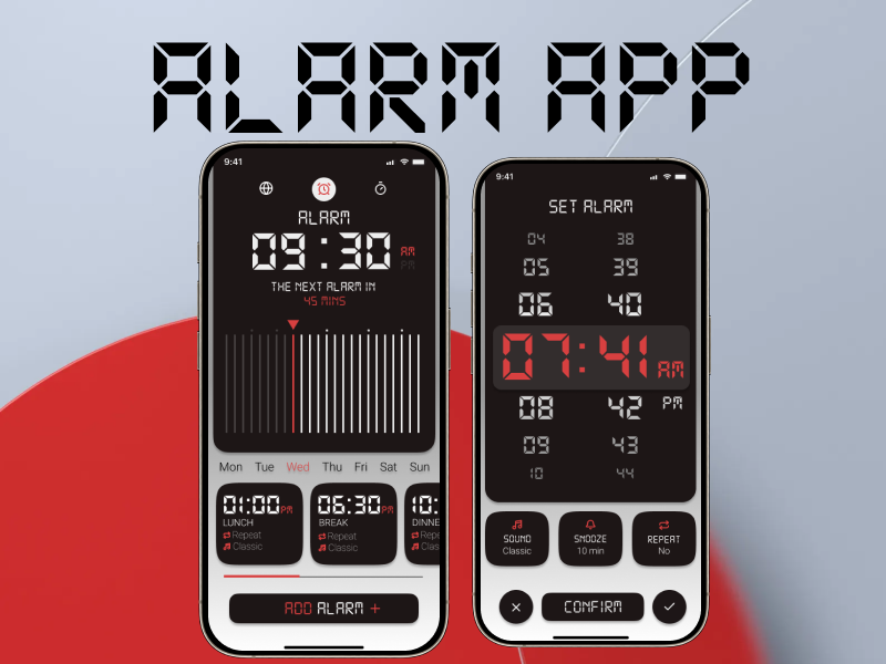 Alarm App Ui Design By Joel G Daniel On Dribbble