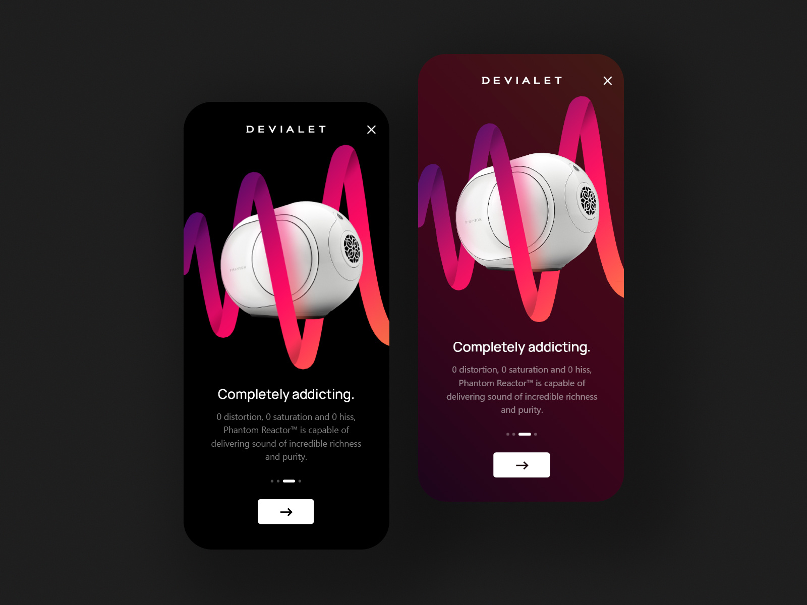 Devialet - Visual Exploration by Gaël Duval on Dribbble